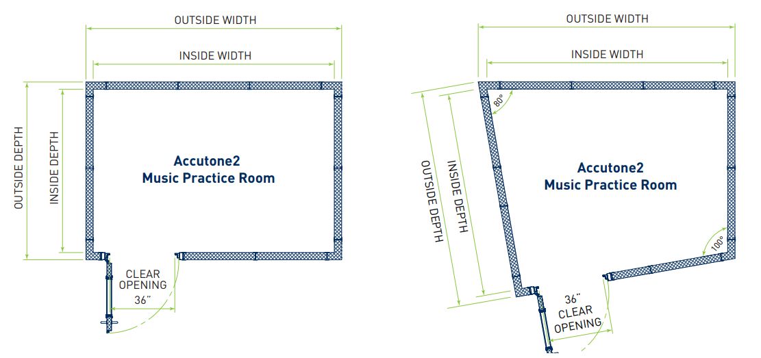 Music Practice Rooms PA NJ DE | J.A. Brown Inc.